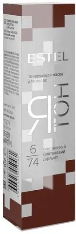 ЭСТЕЛЬ (ESTEL) Ятон маска для волос тонирующая 60мл Каштановый 6/74 Юникосметик РФ: купить в ...